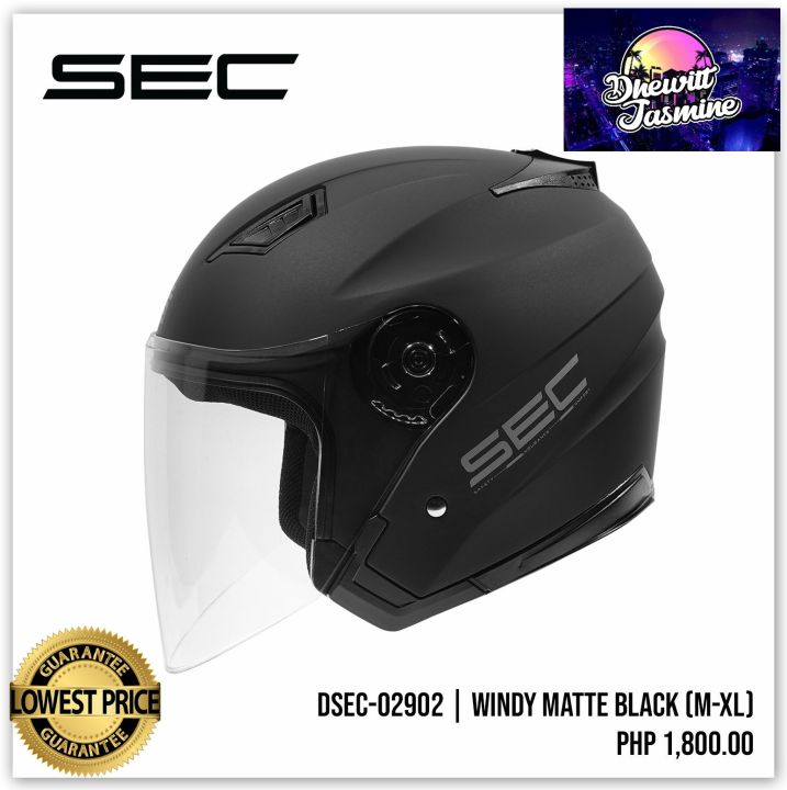 SEC windy helmet v2 with free smoke lens | Lazada PH