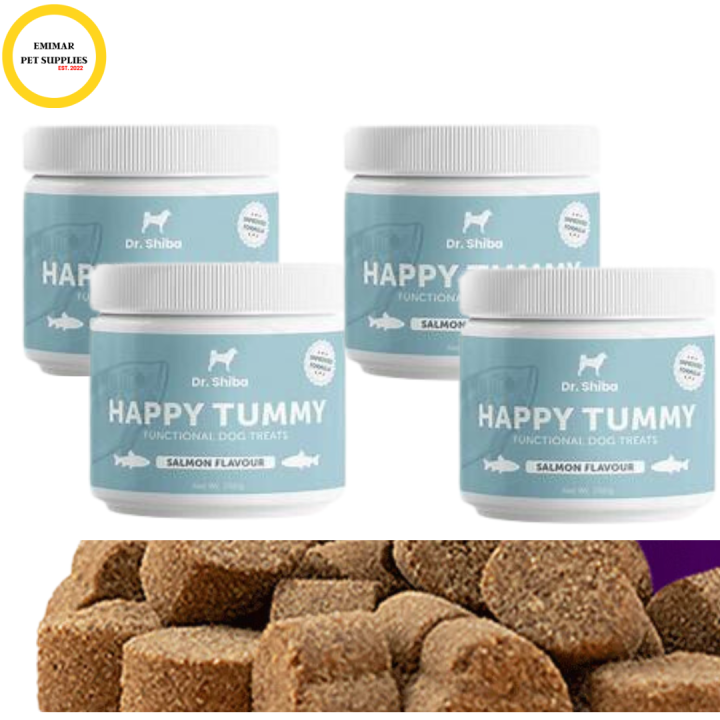 DR. SHIBA Happy Tummy Functional Dog Treats Salmon Flavor 250g | Lazada PH