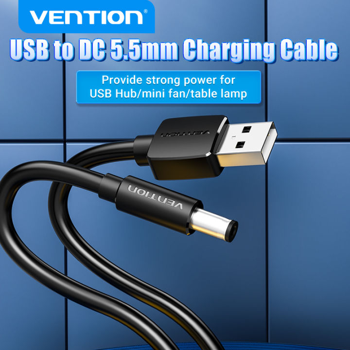 Vention USB to DC 5.5mm Charging Cable USB A Male to DC 5.5 Connertor ...