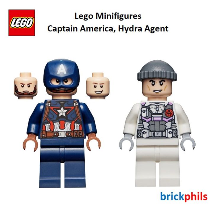 Lego Minifigures - Captain America, Hydra Agent | Lazada PH