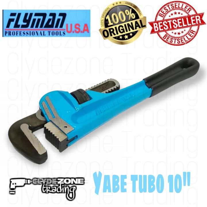 FLYMAN Pipe Wrench / YABE TUBO 10 Inches Precision Tools for Perfect ...