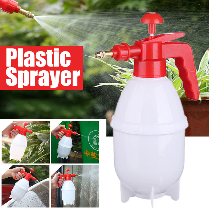 0.8L Sprayer Plastic Garden Hand Pump Pressure Washer Bottle Solvent ...