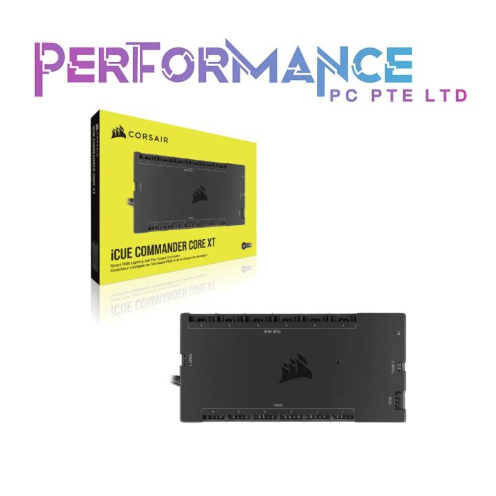 CORSAIR iCUE COMMANDER CORE XT, Digital Fan Speed and RGB Lighting ...