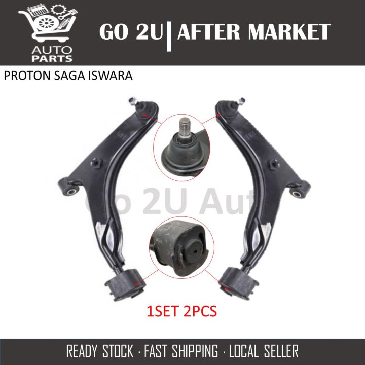 FRONT LOWER ARM RIGHT AND LEFT - RIGHT MB 518807 LEFT MB 518806 PROTON ...