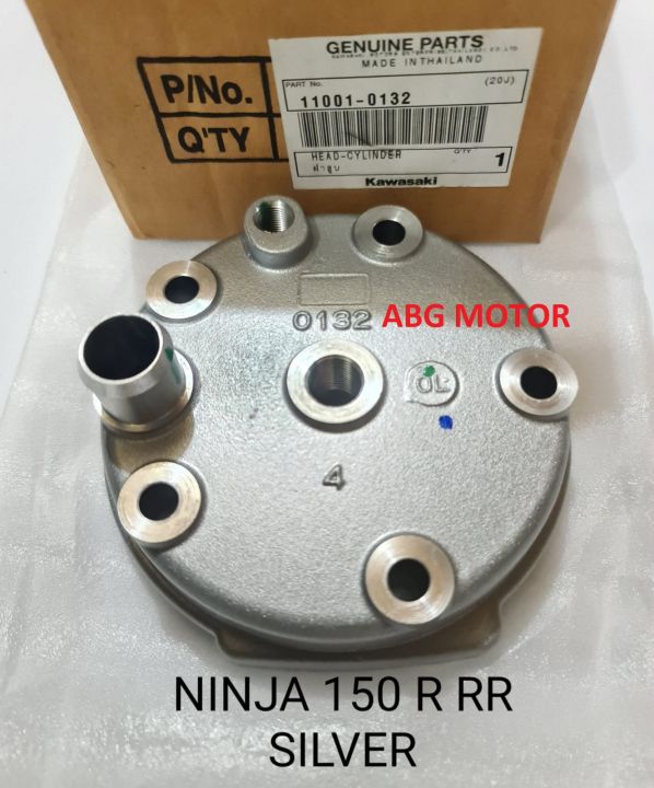 CYLINDER HEAD NINJA 150 R RR SILVER ORIGINAL ASLI | Lazada Indonesia