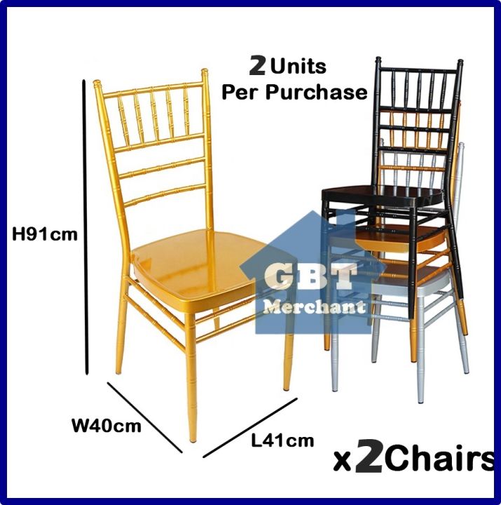 (2 Units Per purchase) Steel Chiavari Chair | Modern Chair | Dining ...