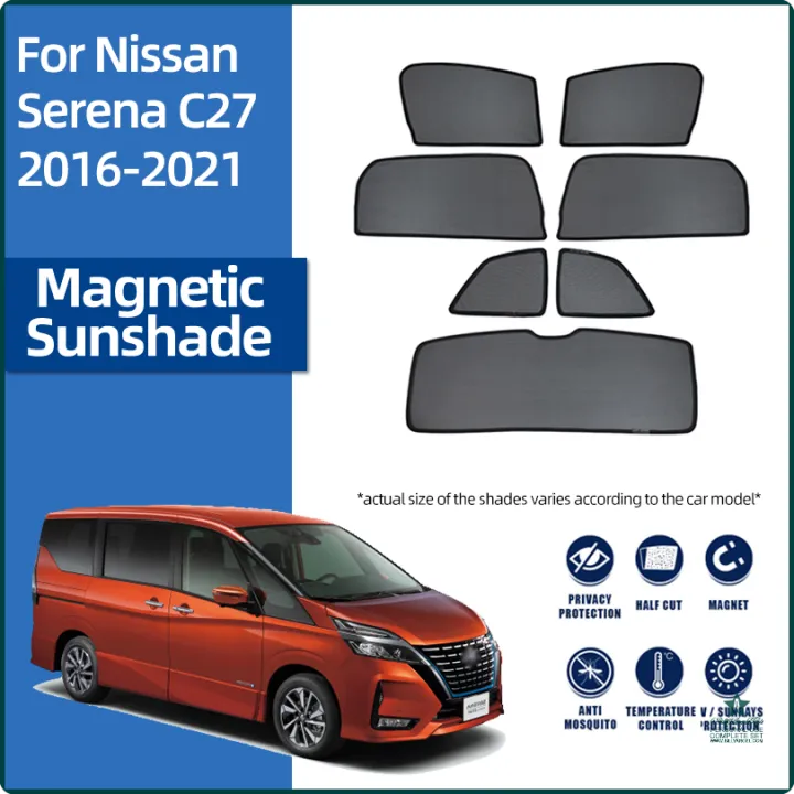 [op042] For Nissan SERENA C27 2016-2022 Magnetic Car Sunshade Shield ...