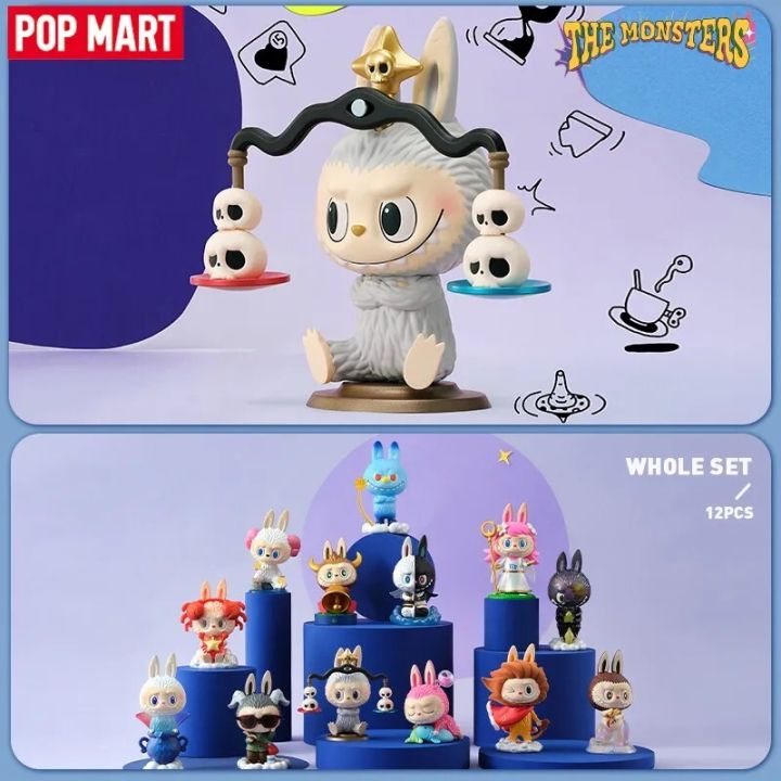 POP MART THE MONSTERS Constellation Series Labubu Zimomo Blind Box Surprise Box Original Action ...