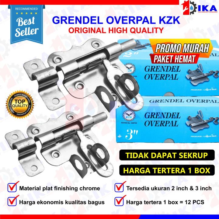 GRENDEL SLOT GUDANG "KZK" ORIGINAL UKURAN 2INCH 3 INCH HARGA PER KOTAK ...