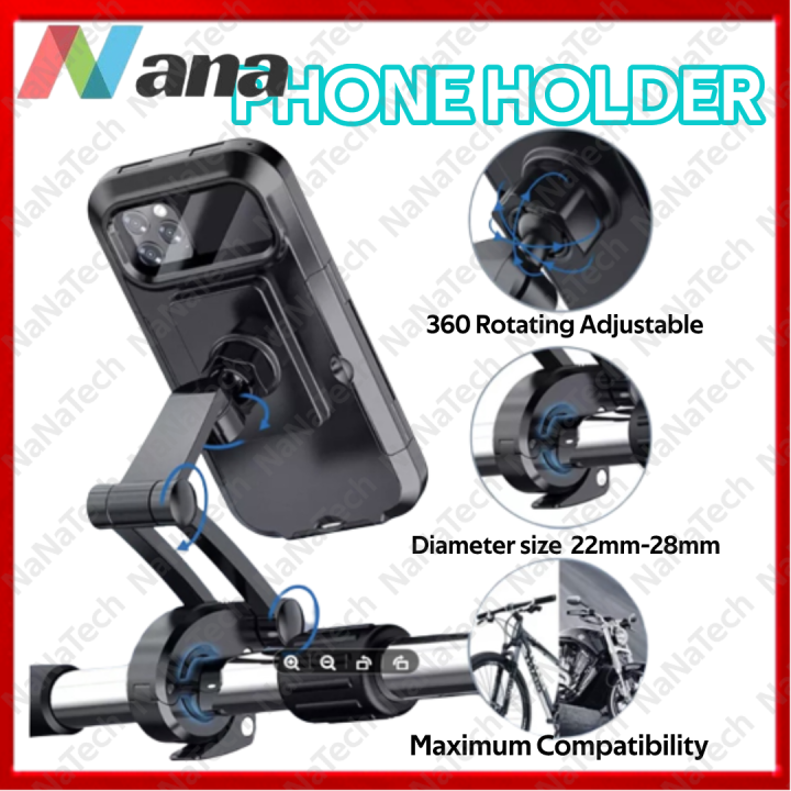 Waterproof Rainproof Phone Holder For Bicycle-Handlebar Model HJ-89 BY ...