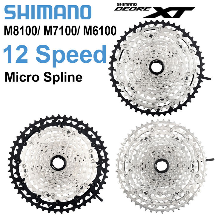 Shimano SLX XT Deore M8100 M7100 M6100 12 Speed Cassette Micro Spline ...