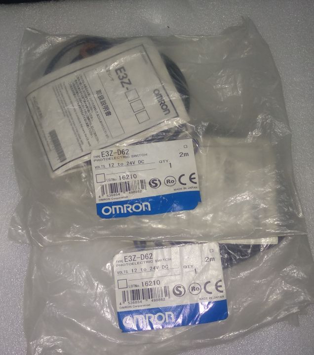 NEW OMRON E3Z-D6 2M Photoelectric Sensor Diffuse-reflective, Sensing distance White paper 100 x ...
