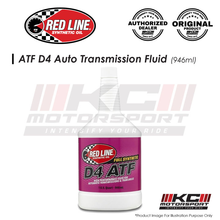 RED LINE REDLINE ATF D4 Auto Transmission Fluid (946ml) | Lazada
