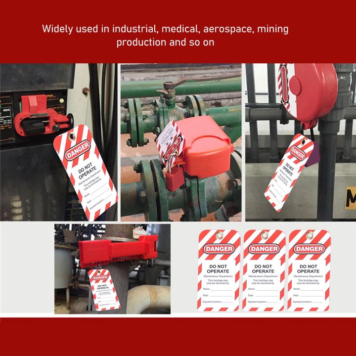 Lockout Tagout Station with Padlocks for Industrial Safety Lock Board ...