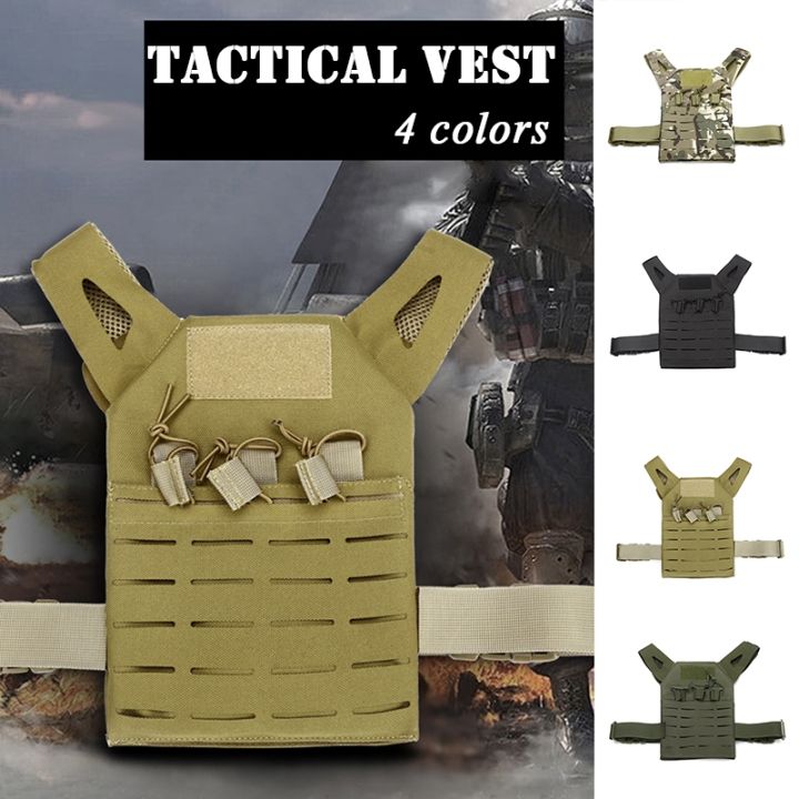 LIChildren JPC Tactical Vest Kids Outdoor Multi-function CS Vest Training EVA Lightweight Vest ...