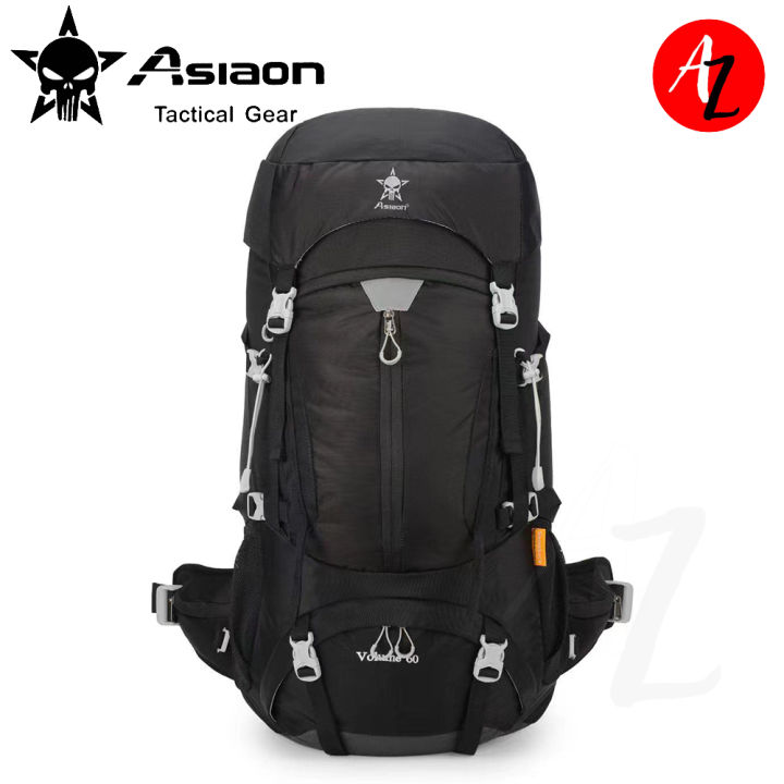 ASIAON A-60L 60 Liters Capacity Hiking Backpack with Rain Cover | Lazada PH