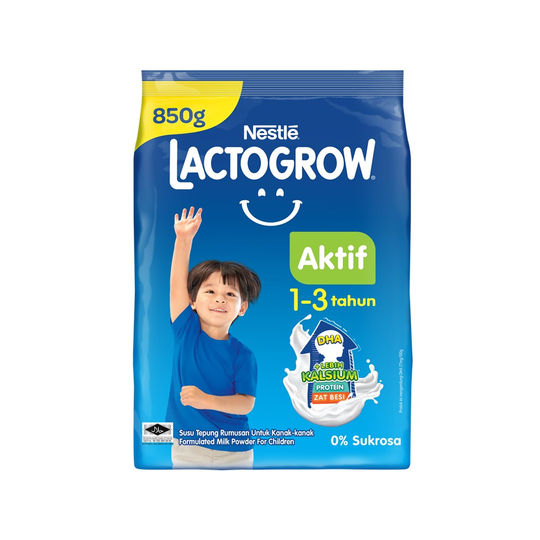 NESTLE Lactogrow Aktif 1-3 Tahun 4-6 Tahun Susu Tepung Rumusan Untuk ...