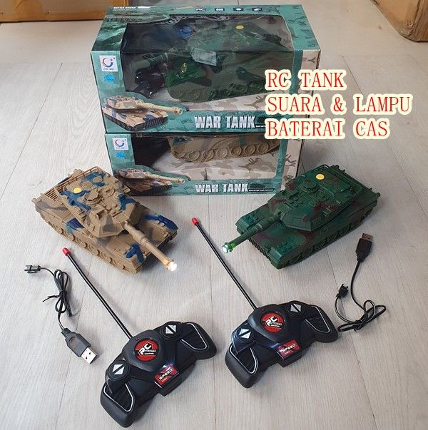MAINAN MOBIL TANK REMOTE CONTROL / MOBIL RC TANK MILITER | Lazada Indonesia