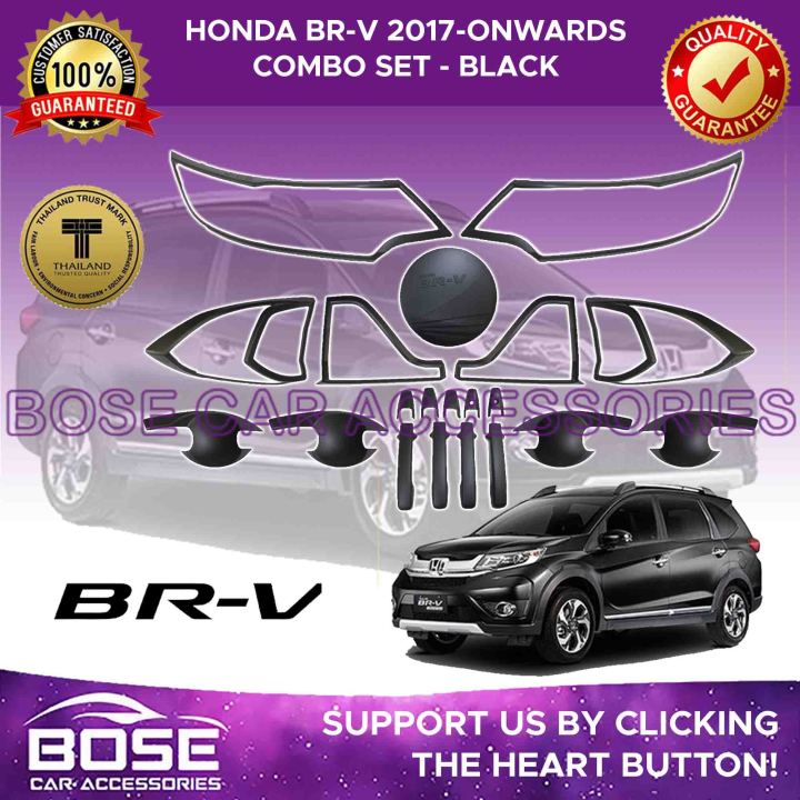 Honda BR-V / BRV Garnish Set 2017 2018 2019 2020 2021 2022 Black ...