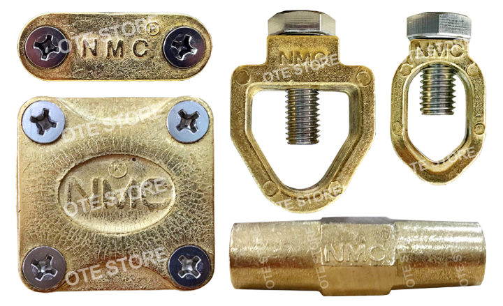 NMC Copper Lightning Conductor and Earthing Fitting (DC Metal Tape Clip ...