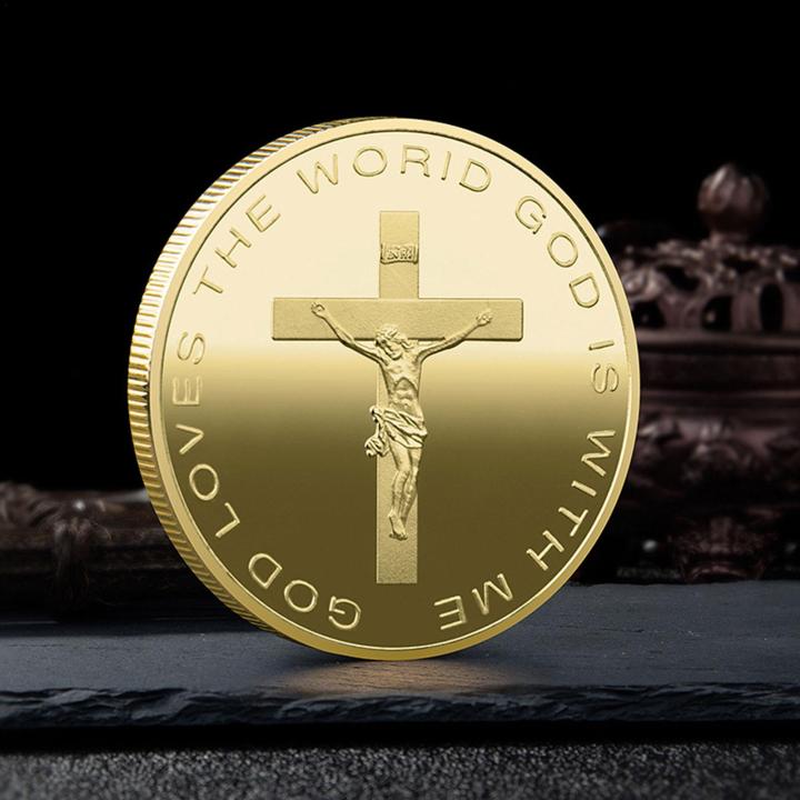 Commemorative Coin, Metal Jesus Christ Coin, Christmas Blessing ...