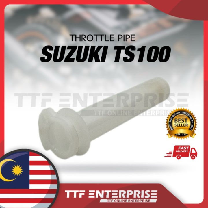 SUZUKI TS100 / 125 THROTTLE PIPE THROTTLE GRIP TUBE PIPE TS 100 125 ...