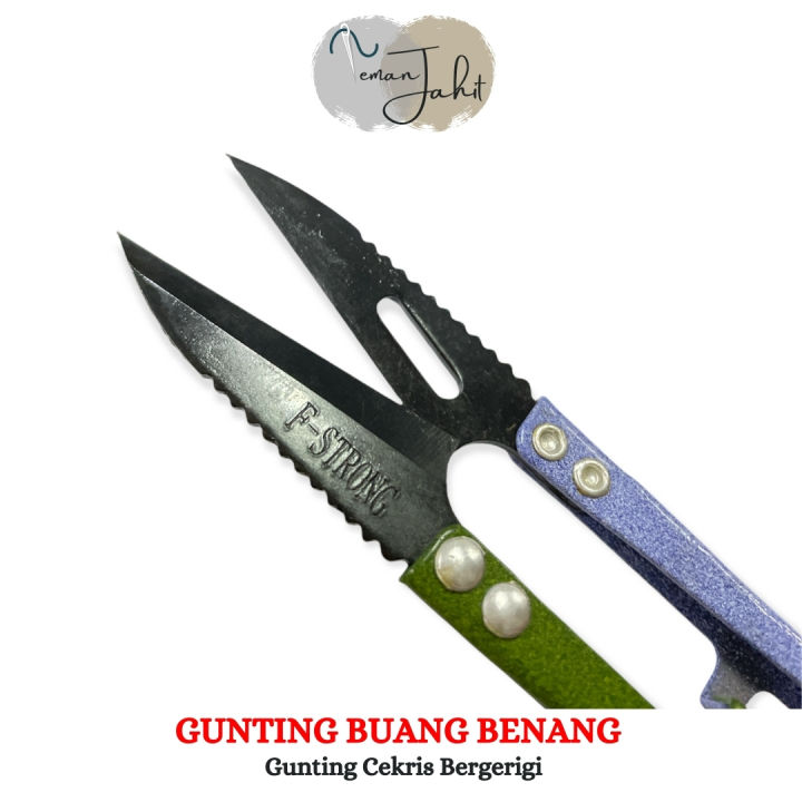 Gunting Buang Benang / Gunting Benang Bergerigi /Gunting Cekris ...