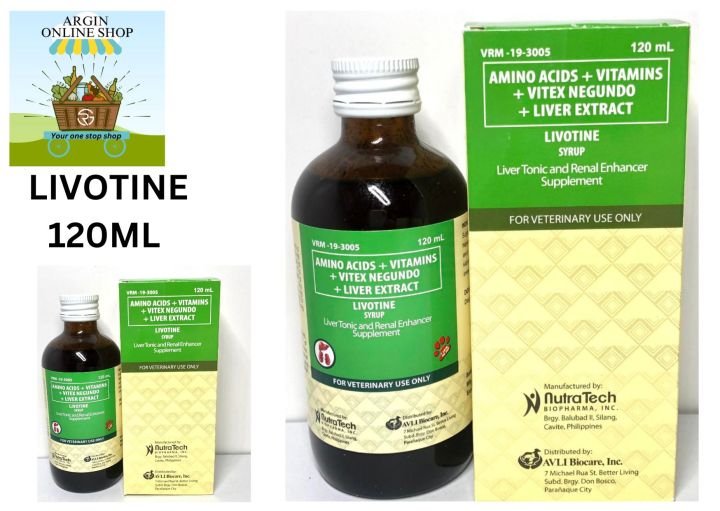 LIVOTINE SYRUP 120ml & 60ml LIVER SUPPLEMENT FOR DOGS AND CATS | Lazada PH