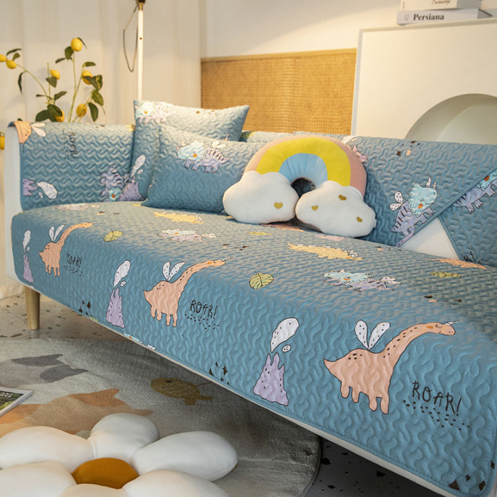 dongmeiwens Cotton Machine Washable Cartoon Sofa Cushion Non slip ...