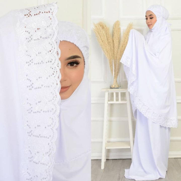 TELEKUNG COTTON SULAM,TELEKUNG MURAH DAN CANTIK,TELEKUNG UMARAH, READY ...