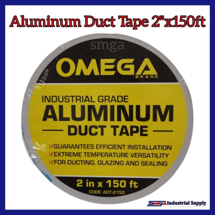 Omega Aluminum Duct Tape 2"x150ft | Lazada PH