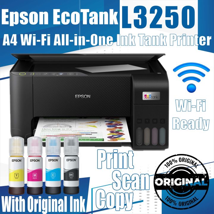 Epson EcoTank L3250 A4 Wi-Fi All-in-One Ink Tank Printer | Lazada PH