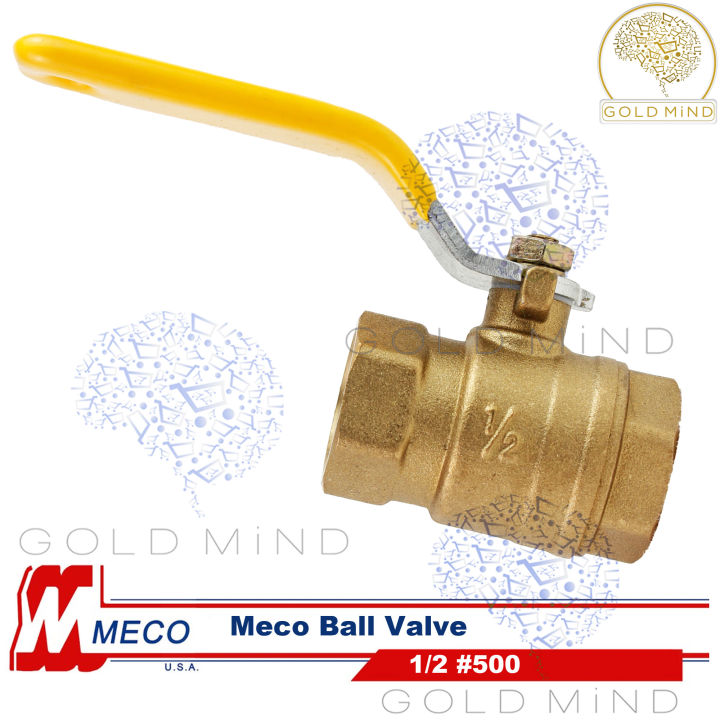 Meco Ball Valve 1/2 & 3/4 #500 | Lazada PH
