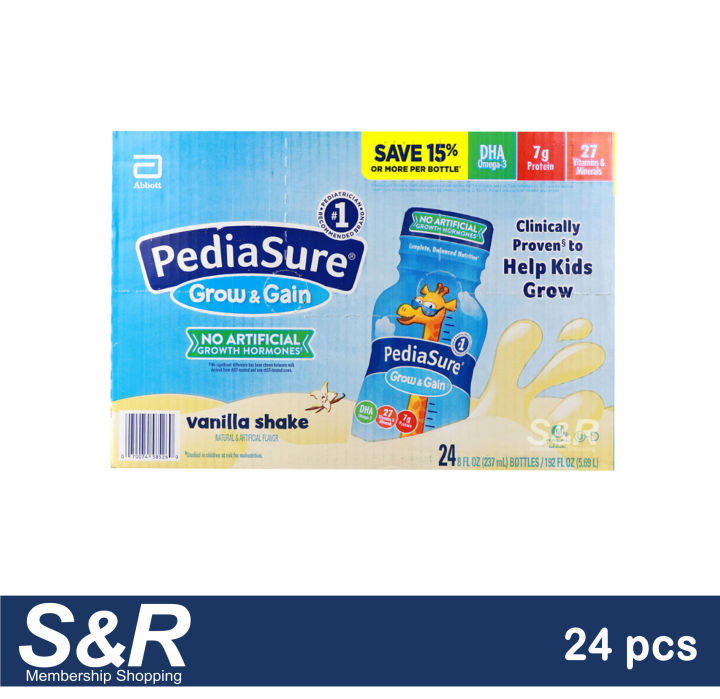 Pedia Sure Grow & Gain Vanilla Shake 24pcs | Lazada PH
