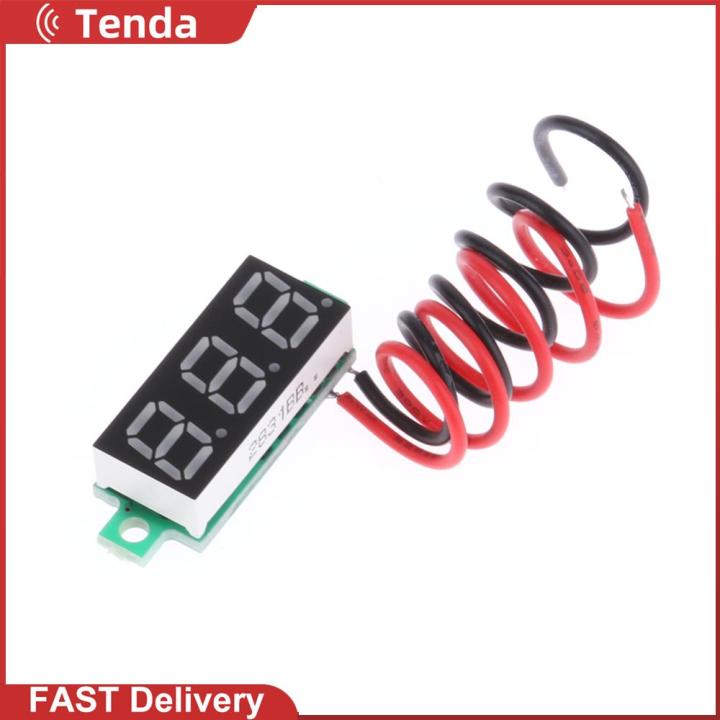 DC 2.5-30V Mini Digital Voltmeter Monitor Panel LED Display 0.28 Inch ...