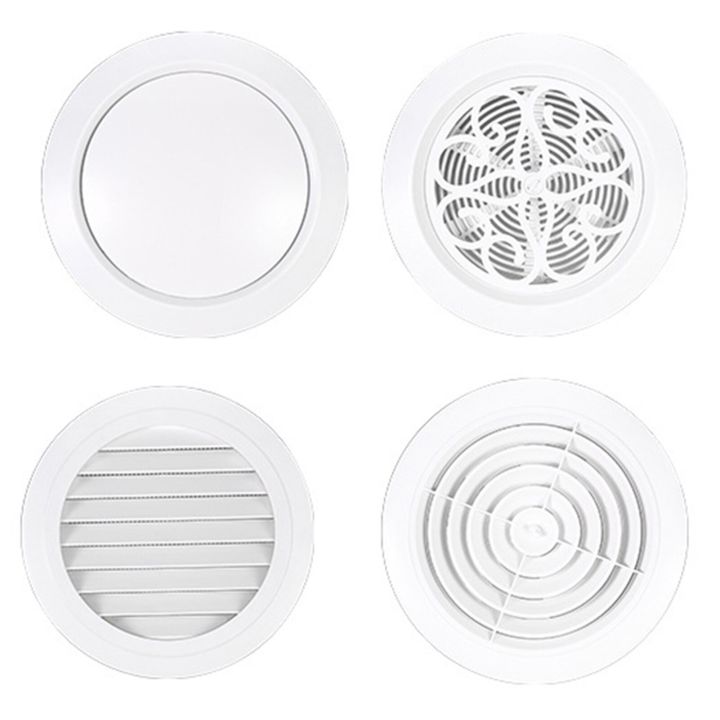 Adjustable Air Ventilation Grill Outlet Cover Round Ducting Ceiling ...