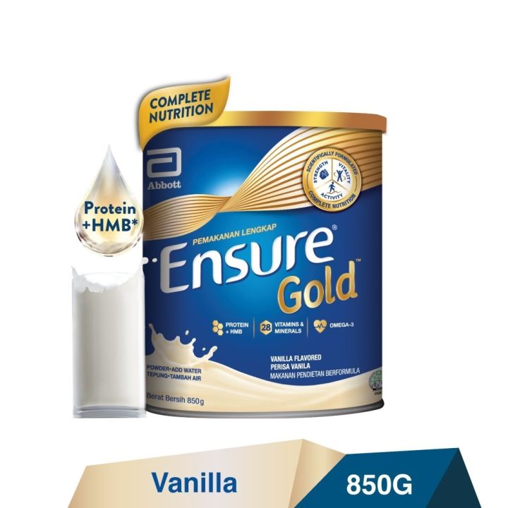 Ensure Gold Vanilla 850g (Adult Complete Nutrition) | Lazada