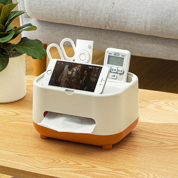 Smart-Living Home Compact Living Room Desktop Multi-Functional Tissue ...