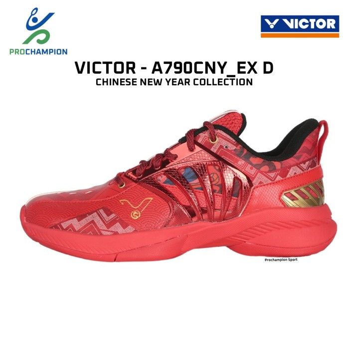 Special Edition CNY Sepatu Badminton Victor A790 A790CNY EX AB Red ...