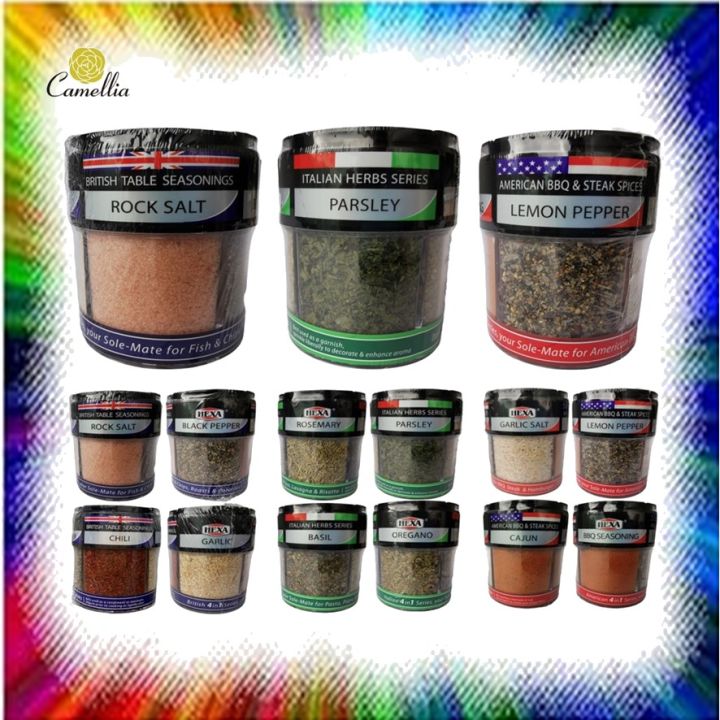 (HALAL) HEXA 4 in 1 Herb Series - Italian Herbs Series 24G / American ...