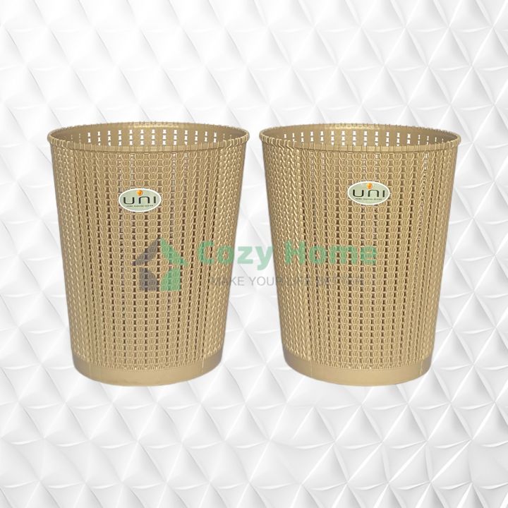 Uniglobal Round Plastic Small Trash Waste Basket Trash Bin Space Saver ... Uniglobal Round Plastic Small Trash Waste Basket Trash Bin Space Saver ...