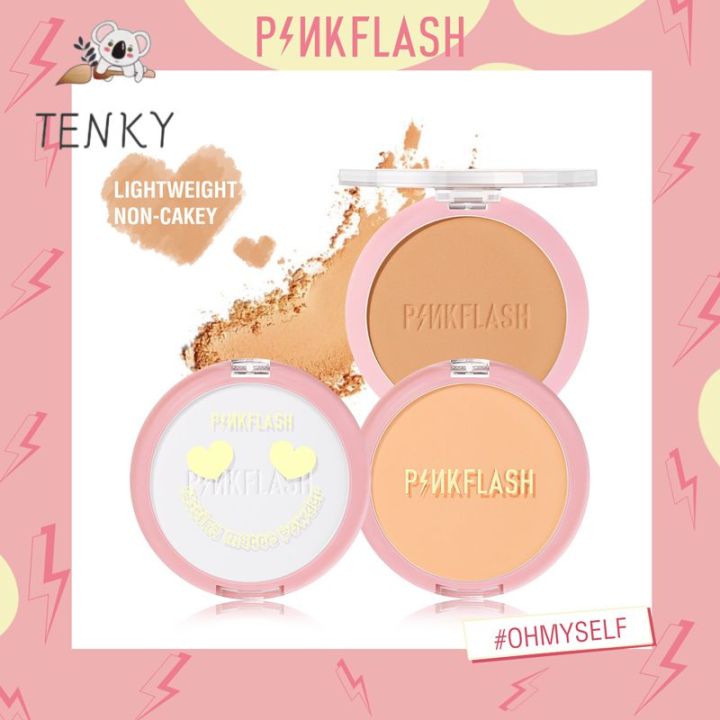 TENKY แป้งคอนซีลเลอร์ควบคุมความมันตลับแป้งด้าน-ให้ความชุ่มชื้นติดทนนาน ...