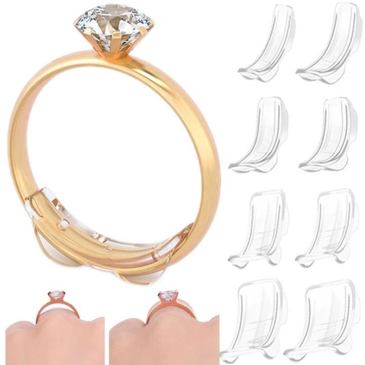 Transparent Ring Size Adjustment Resizer Women Finger Loose Ring Size ...
