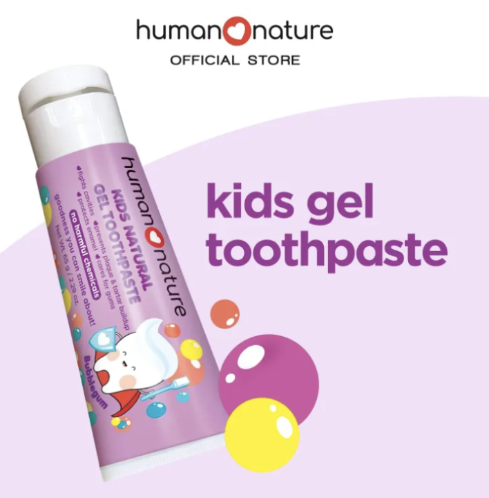 Human Nature Kids Natural Gel Toothpaste - Bubblegum | Lazada PH