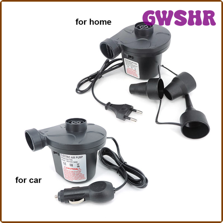 HDJKT Potable Inflatable car Pump 12V 220V Electric AirPump Compressor ...