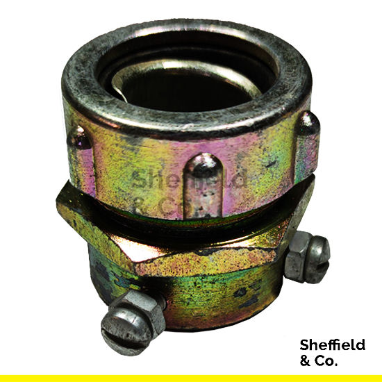 Sheffield Flexible Conduit Connector, Threadless EMT Female, DKJ Series ...