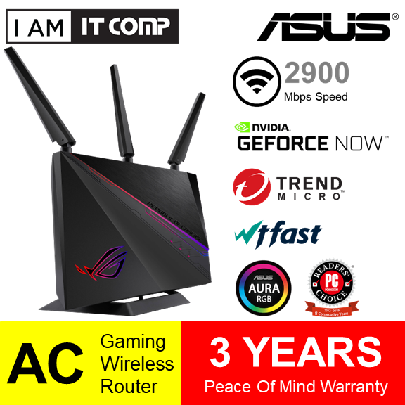ASUS ROG Rapture GT-AC2900 Gaming WiFi Router | Lazada