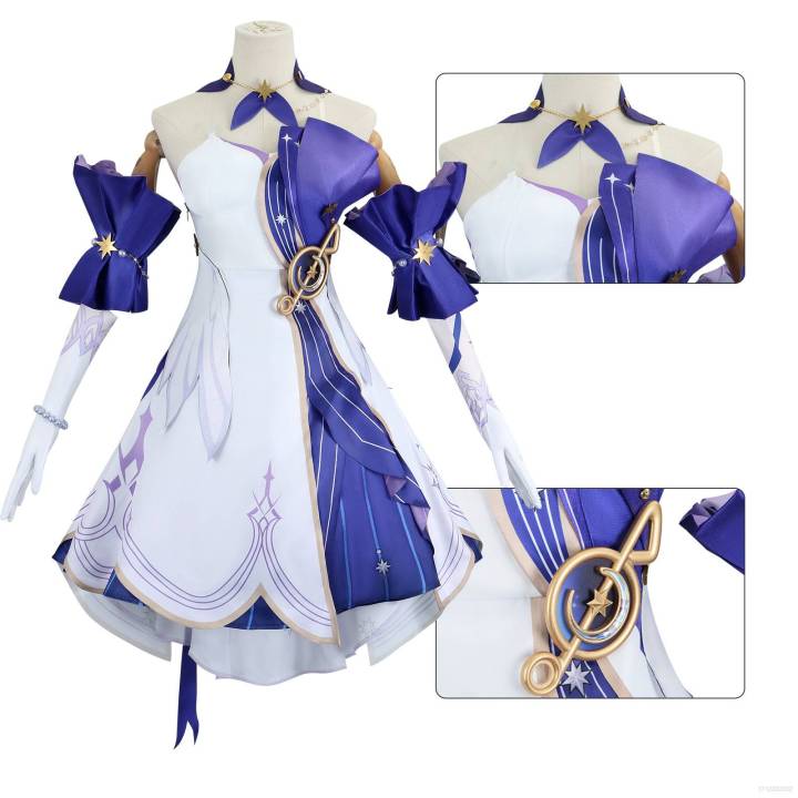 TM Honkai Star Rail Robin dress cosplay cloth Halloween party costume ...