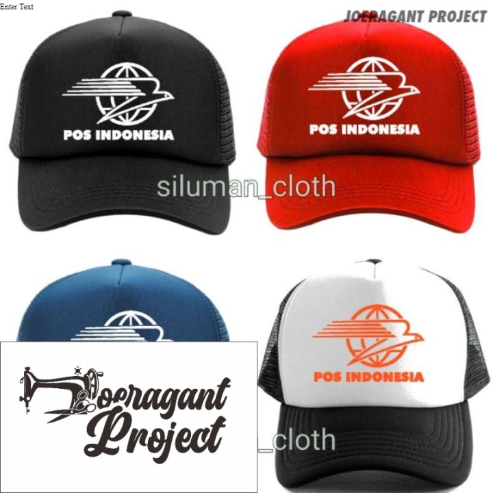 Topi Pos Indonesia Trucker -JP | Lazada Indonesia