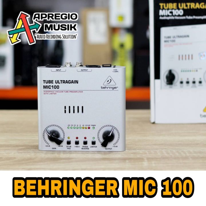 Behringer MIC100 MIC 100 Preamp Microphone Tabung | Lazada Indonesia